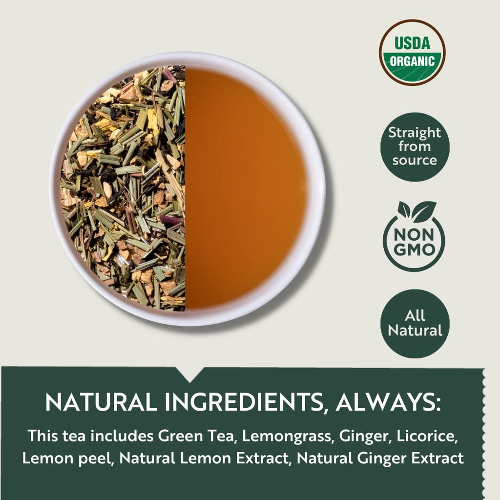 refreshing citrus green tea blend