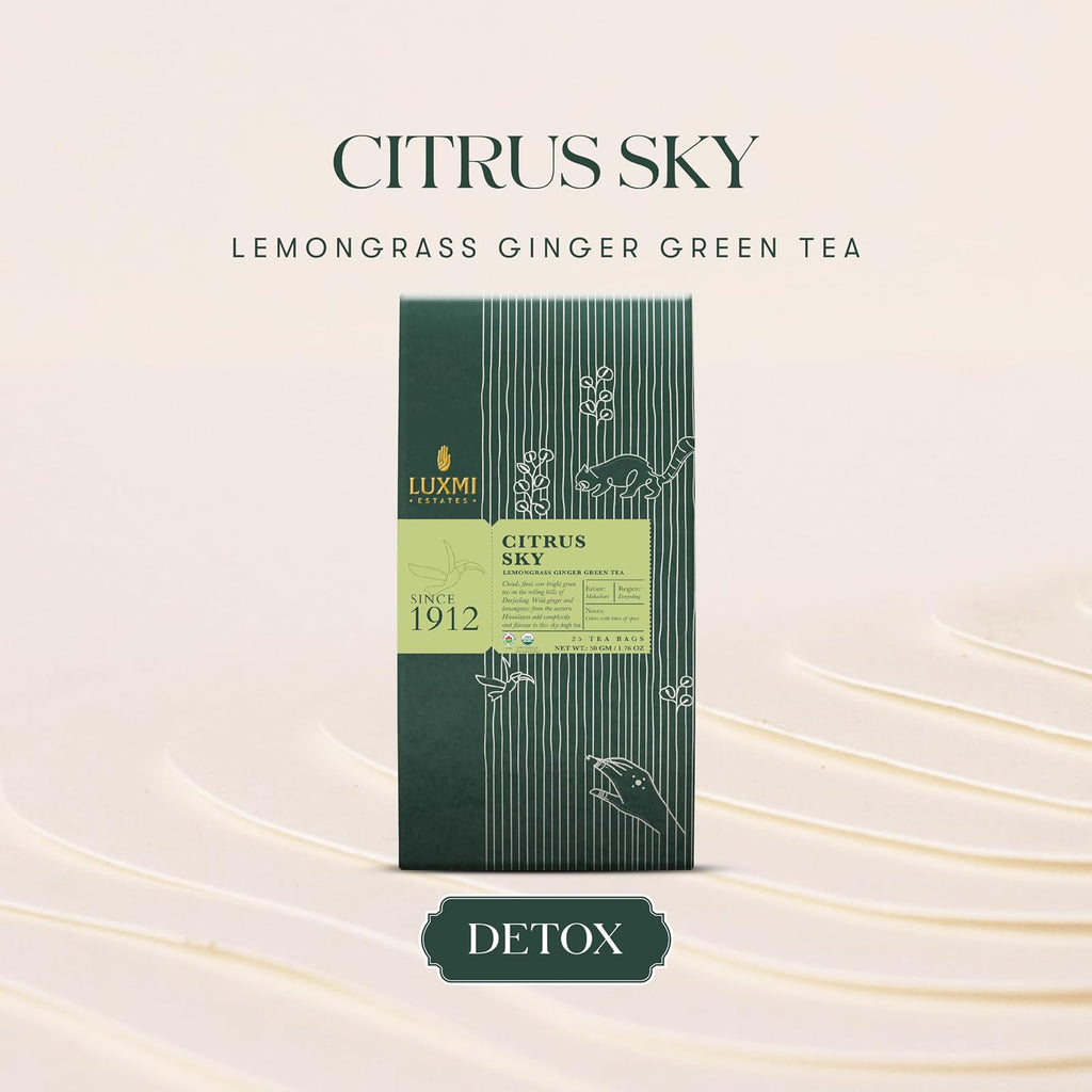 refreshing citrus green tea blend