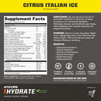 refreshing citrus Italian ice electrolyte drink