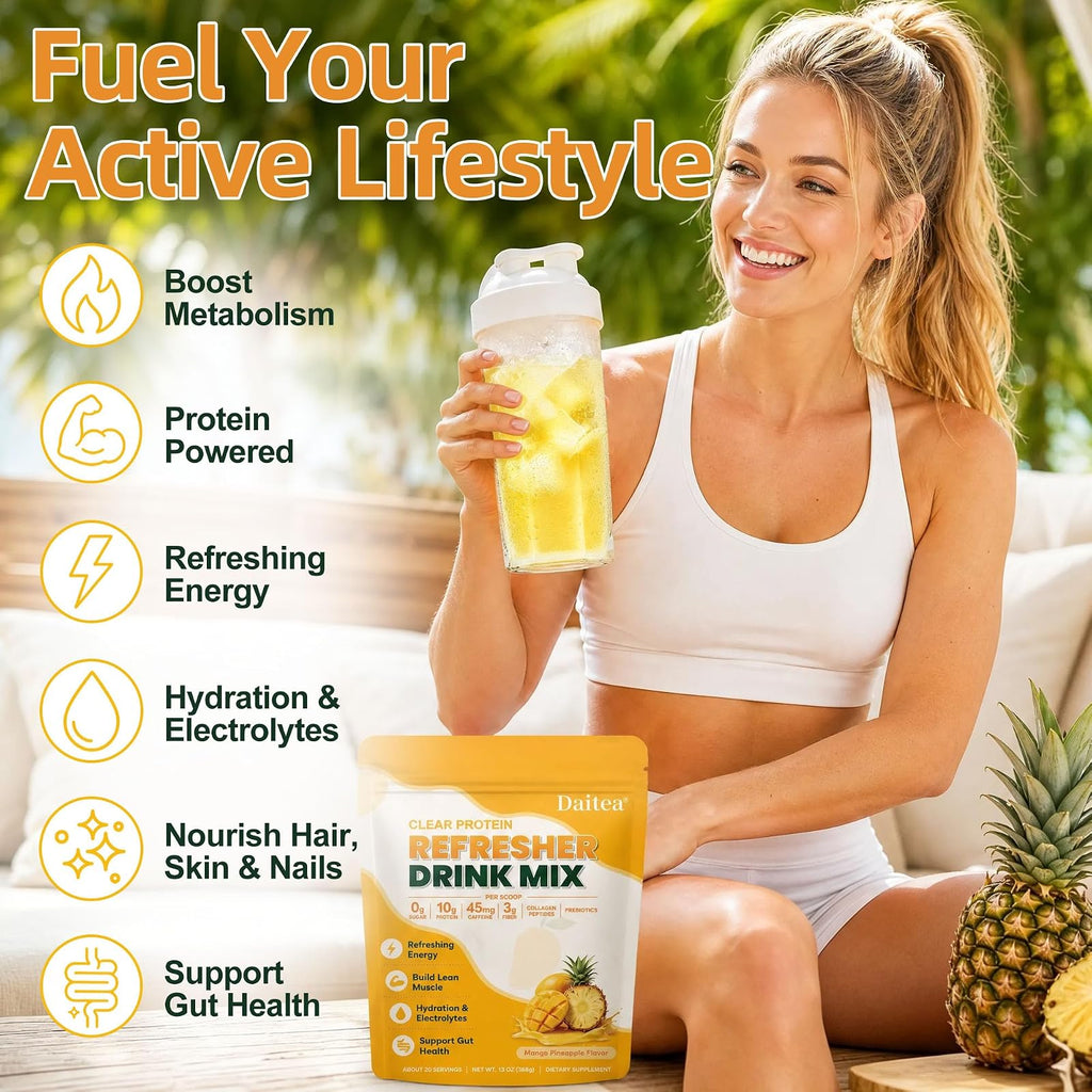 refreshing clear protein beverage option