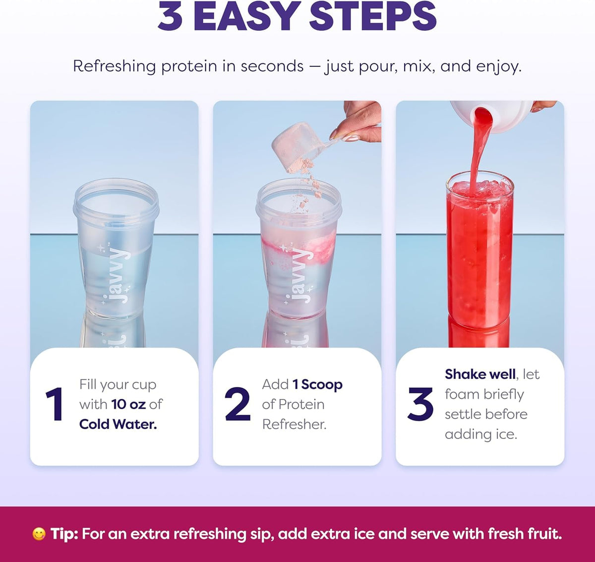 refreshing clear protein supplement