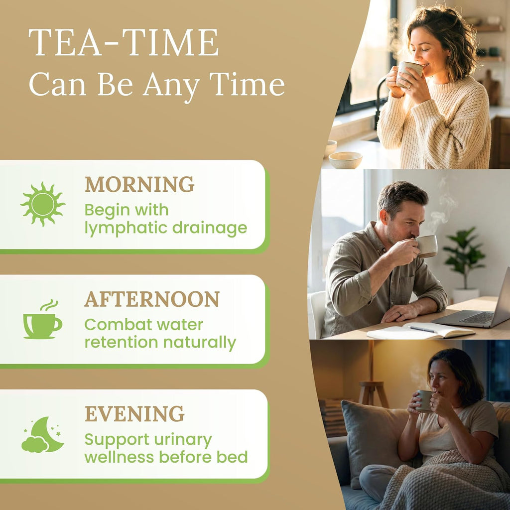 Refreshing Cleavers tea for relaxation