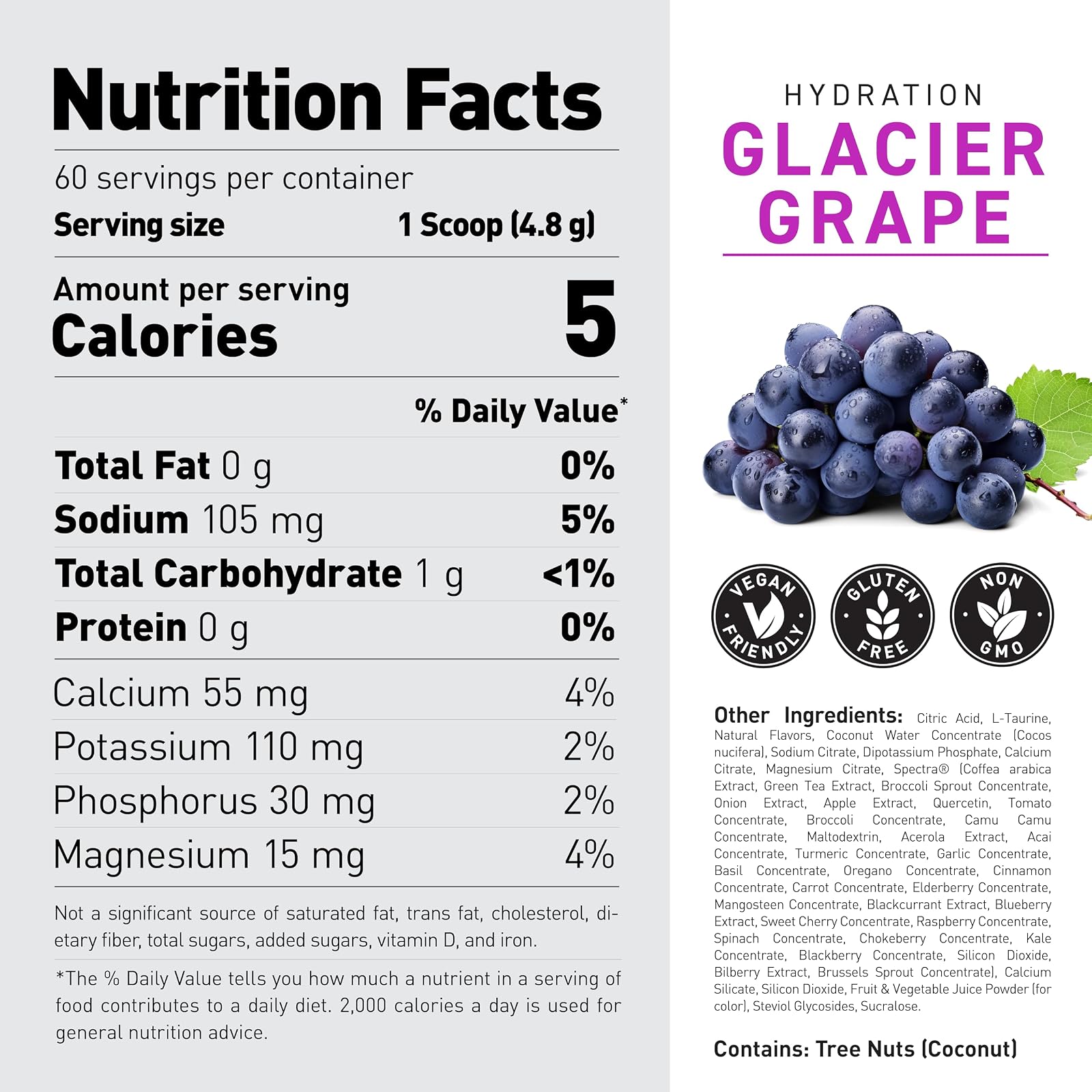 refreshing coconut water electrolyte drink
