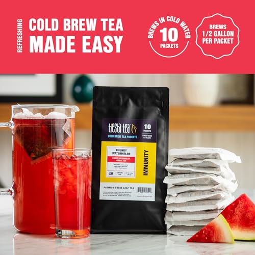refreshing cold brew watermelon tea