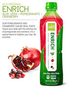 refreshing cranberry aloe vera beverage