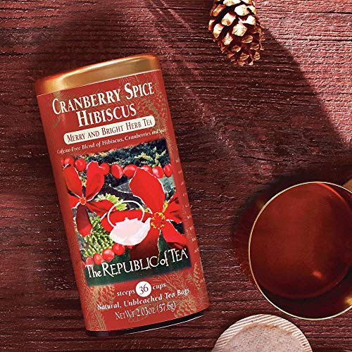 Refreshing cranberry hibiscus tea blend