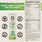 refreshing cucumber lime electrolyte mix
