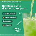 Refreshing cucumber lime flavour fiber