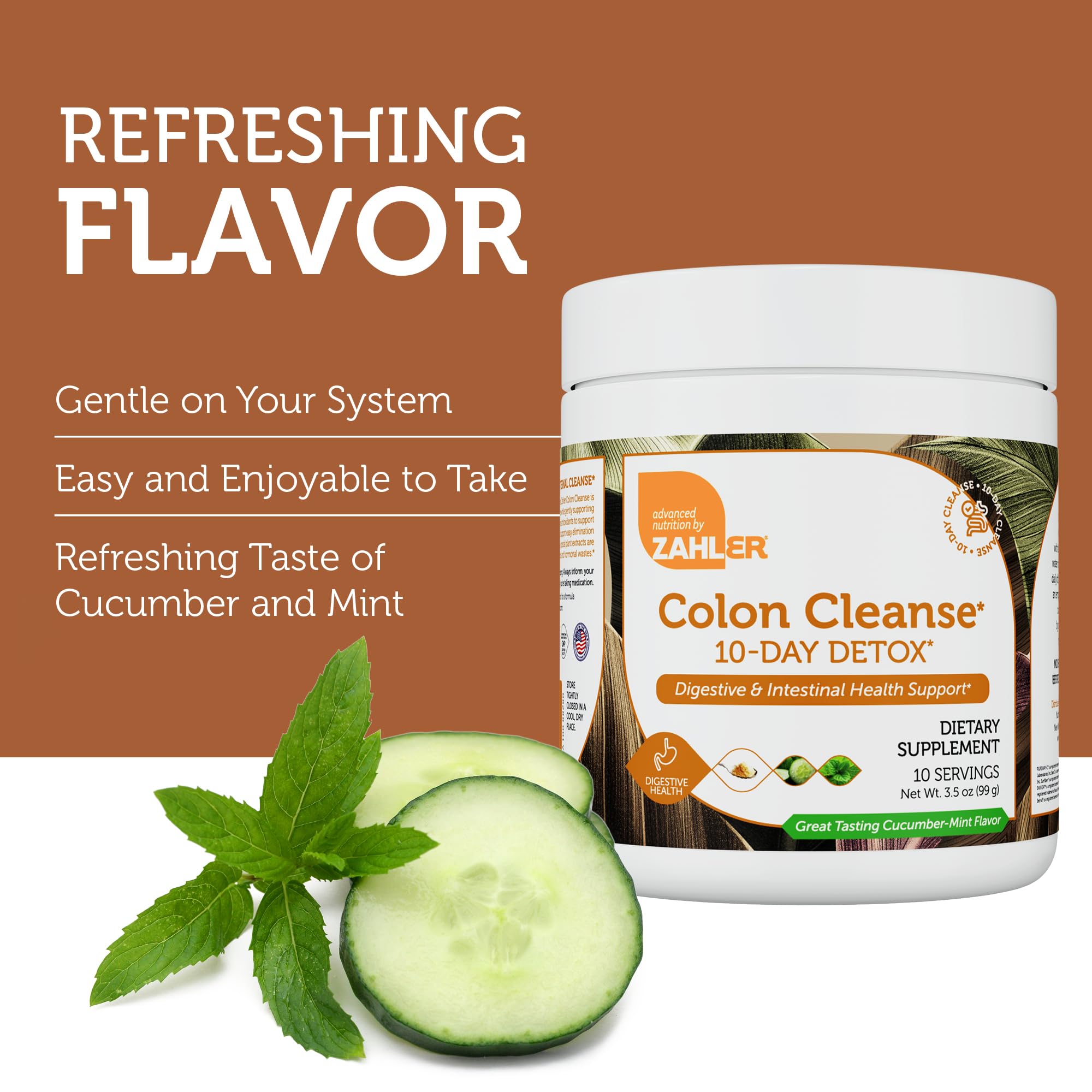 Refreshing cucumber mint detox drink