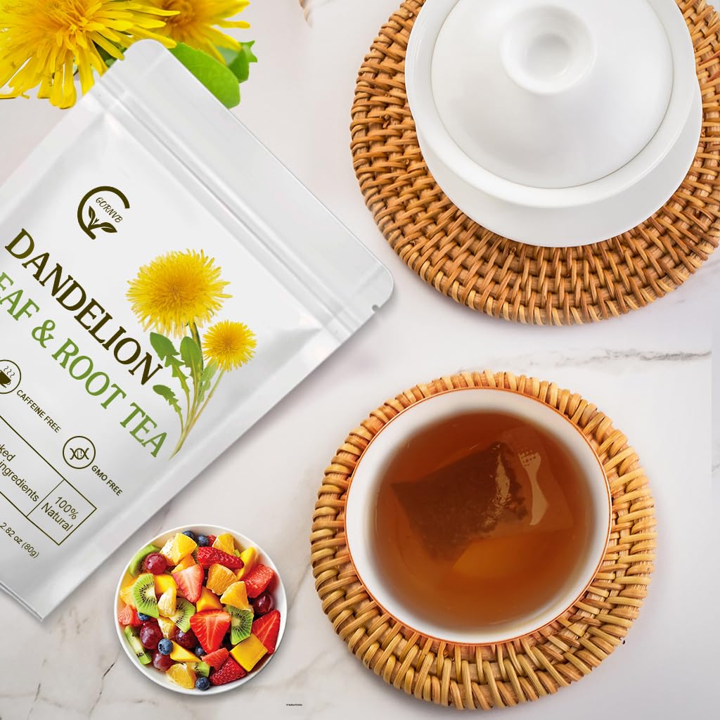 refreshing dandelion herbal beverage