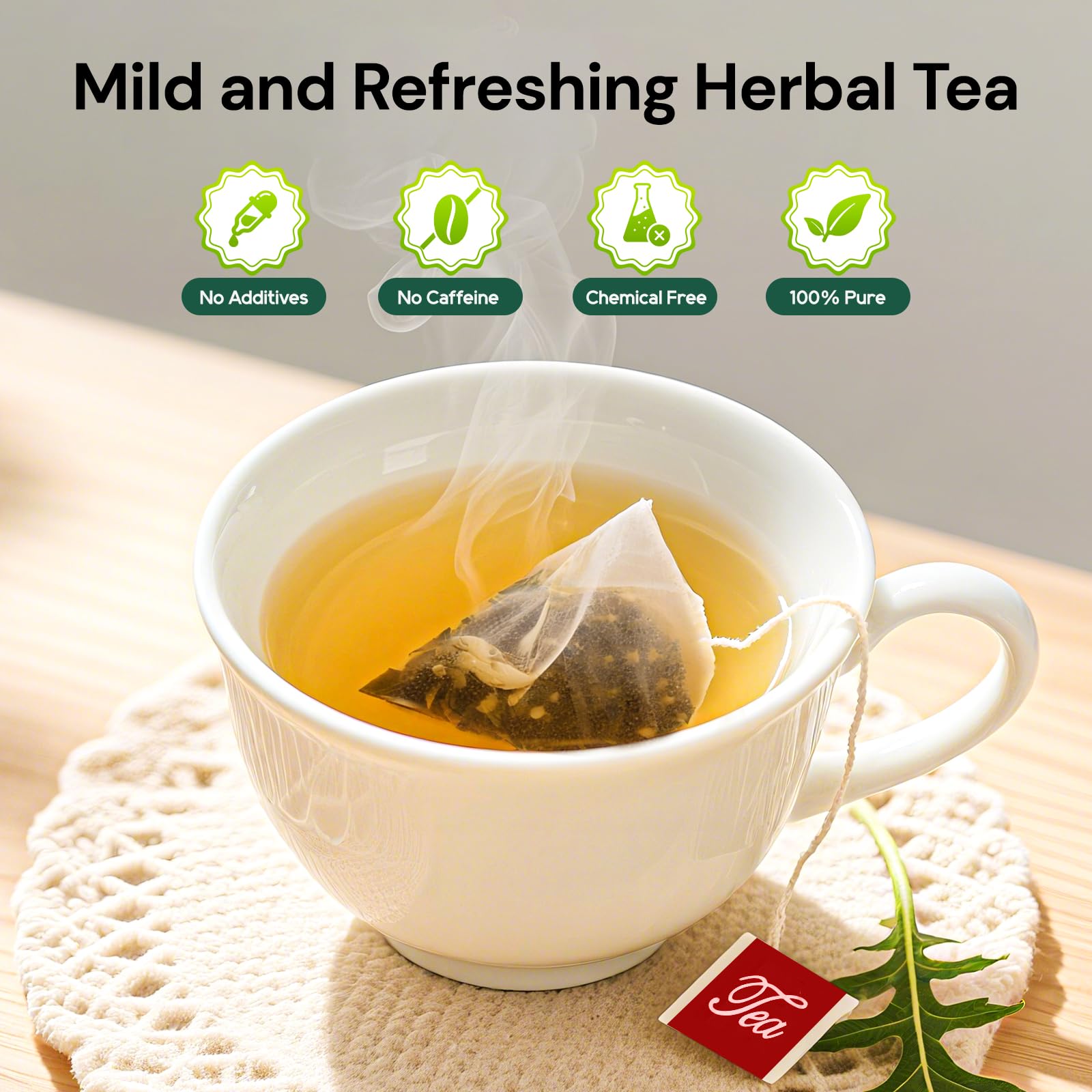 refreshing dandelion leaf tea