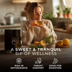 refreshing dandelion tea with honey