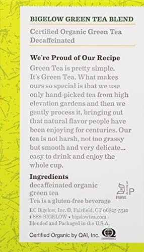 refreshing decaffeinated green tea