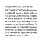 refreshing detox tea for cleansing