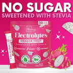 refreshing dragon fruit electrolyte drink