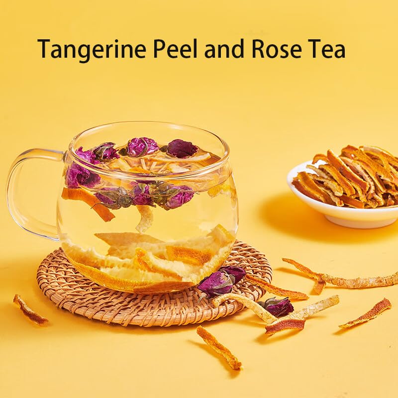 refreshing dried orange peel
