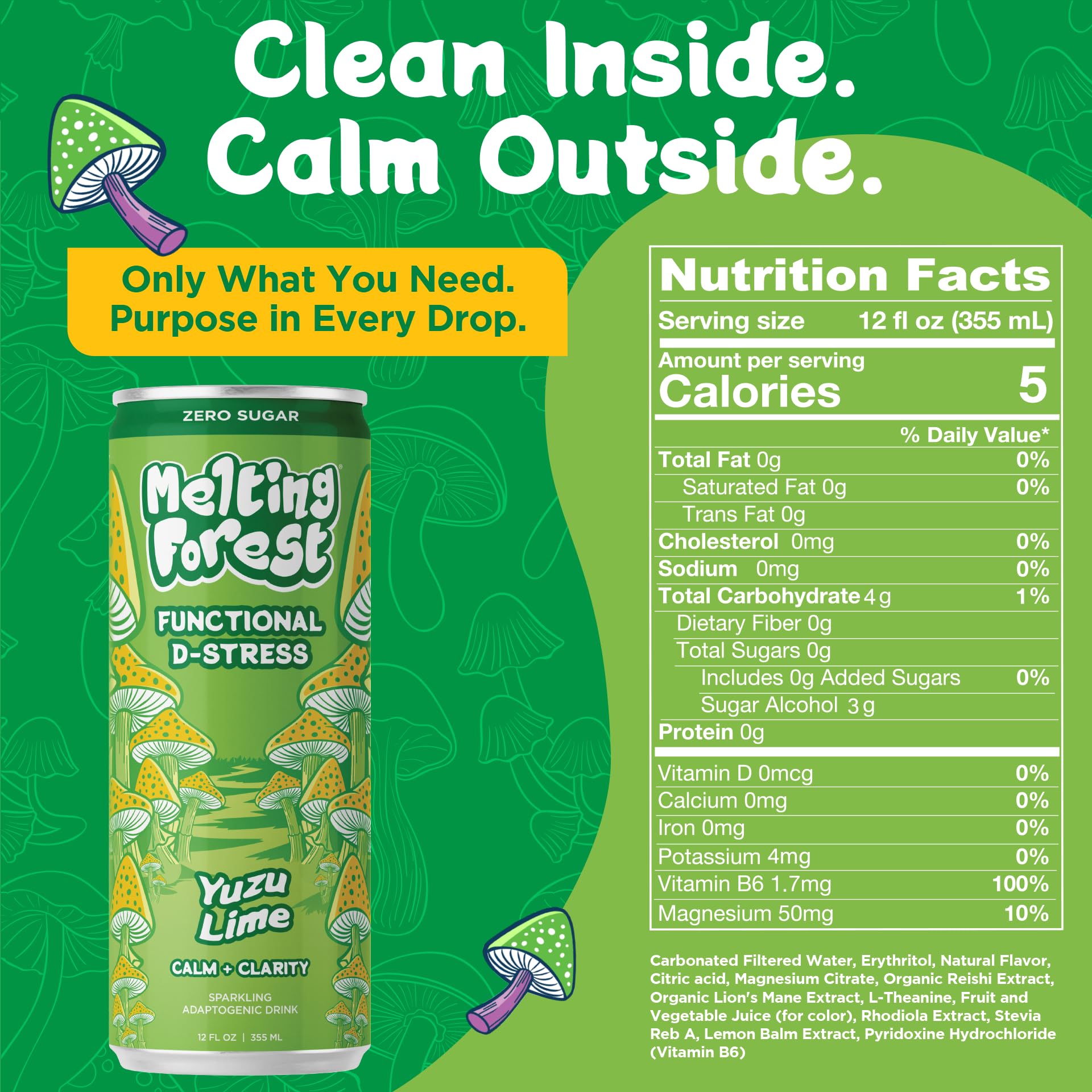 refreshing drink for mental wellness