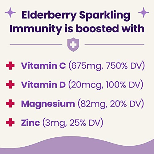 refreshing elderberry beverage for energy