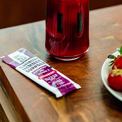 refreshing elderberry beverage for immune boost