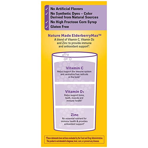 Refreshing elderberry drink mix packets