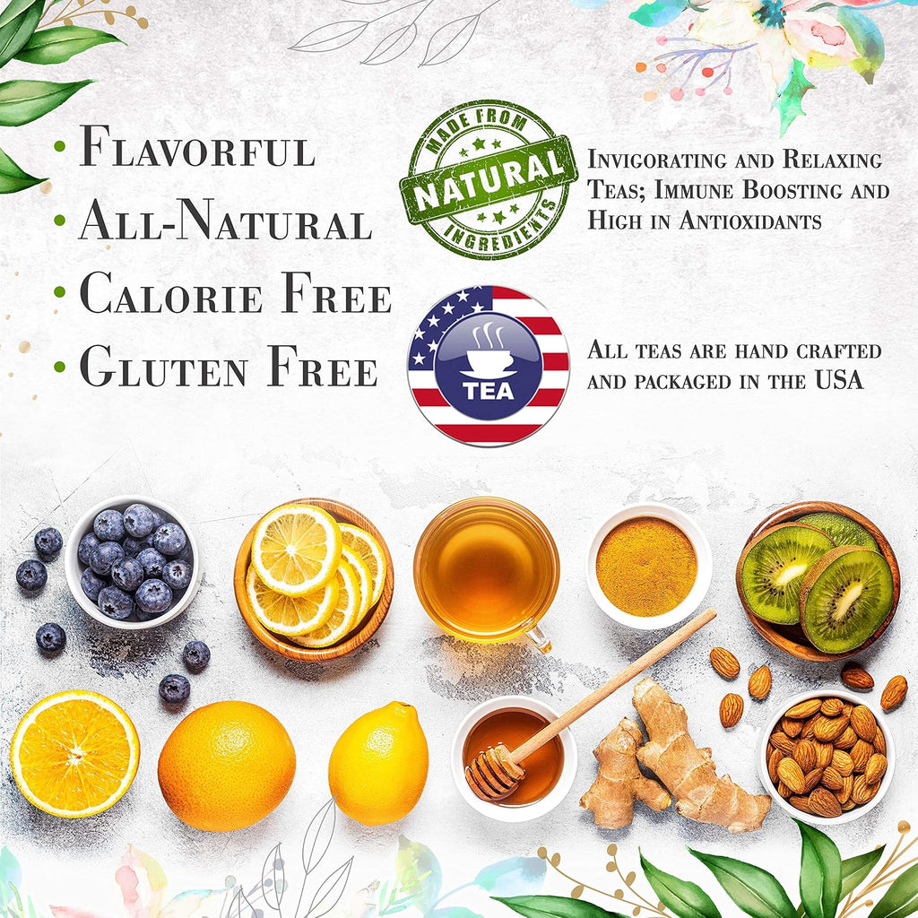 refreshing elderberry green tea blend