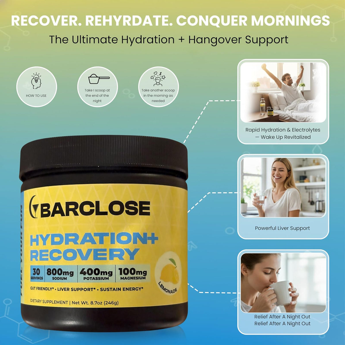 refreshing electrolyte drink for hydration