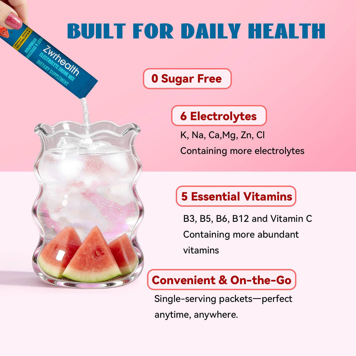 refreshing electrolyte drink for recovery
