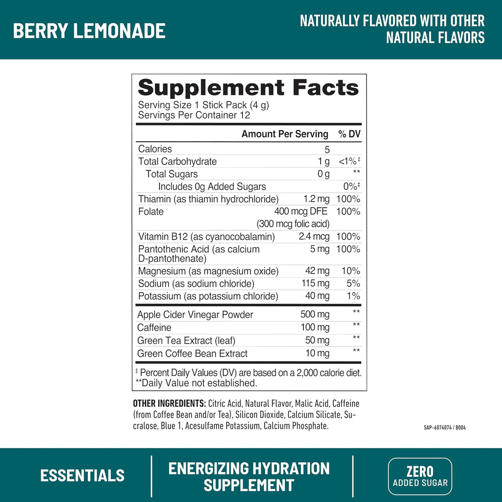 refreshing electrolyte drink mix for hydration
