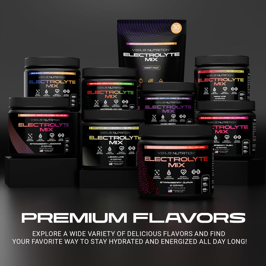 Refreshing electrolyte drink mix for summer