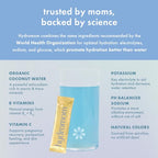 Refreshing electrolyte drink mix packets