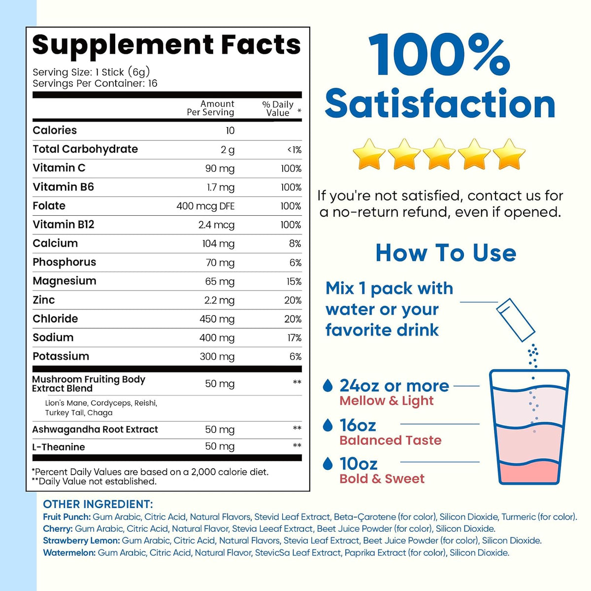 refreshing electrolyte drink mix
