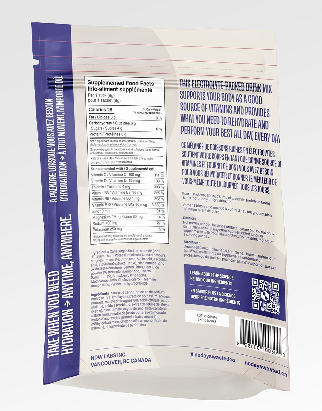 refreshing electrolyte mix for daily use