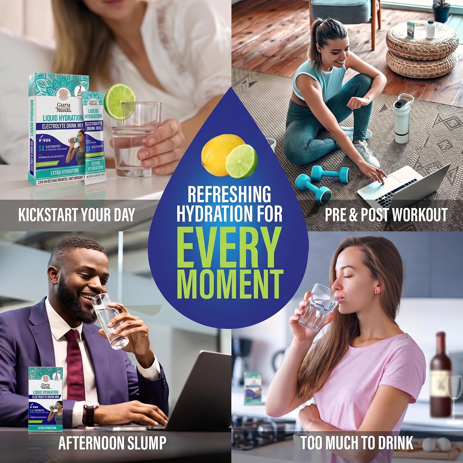 refreshing electrolyte powder for hot days