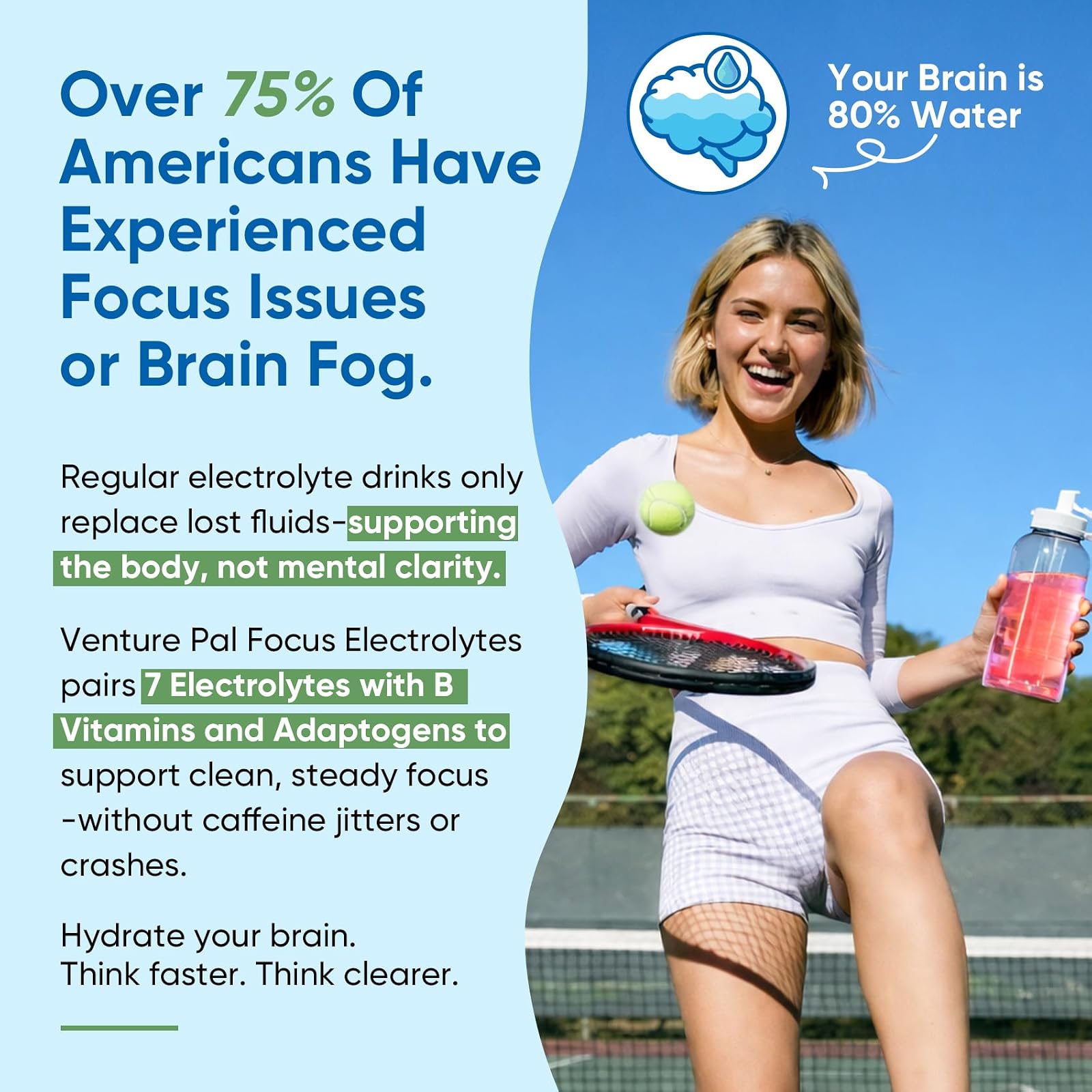 refreshing electrolyte powder for hydration