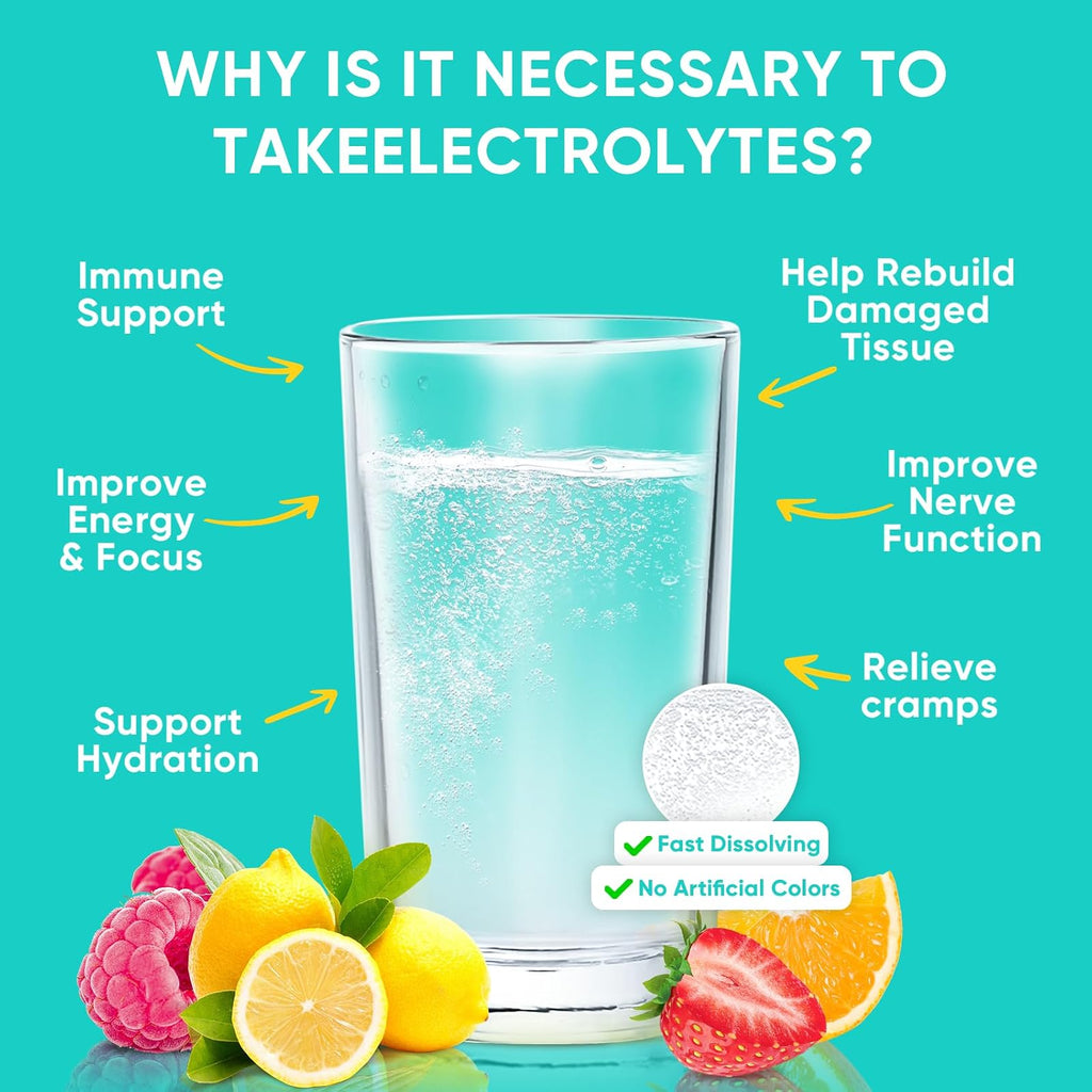 refreshing electrolyte powder for hydration