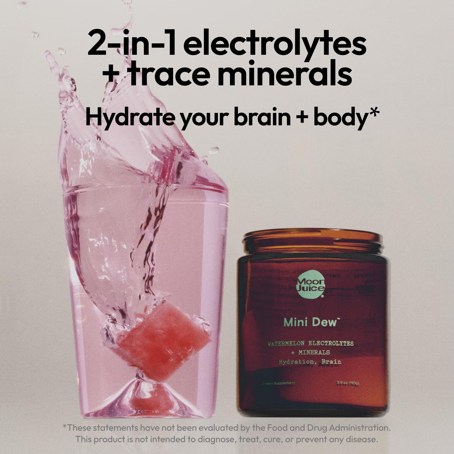 refreshing electrolyte powder for hydration