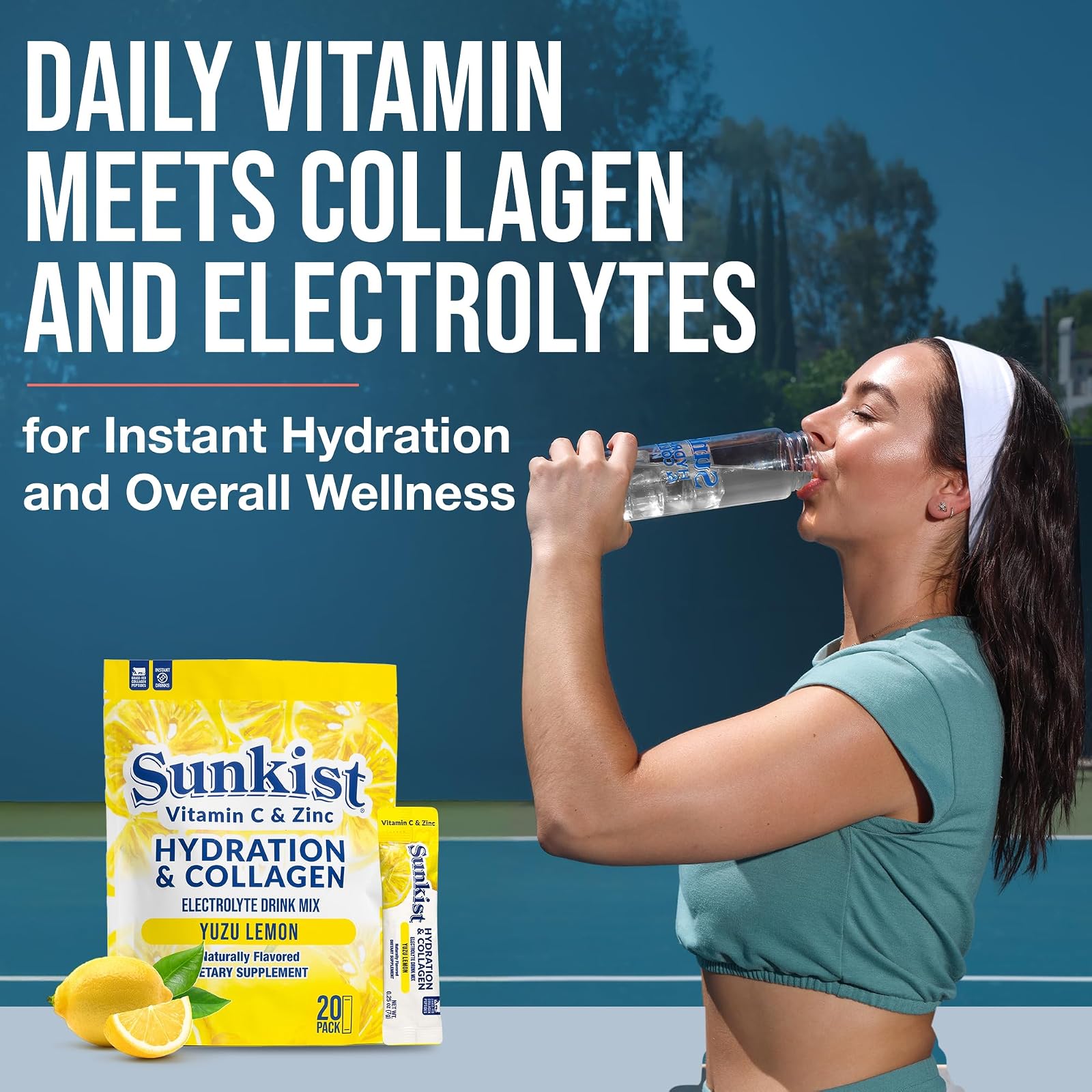refreshing electrolyte powder for hydration