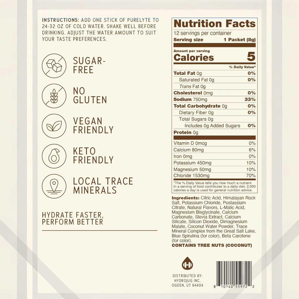 refreshing electrolyte powder for hydration
