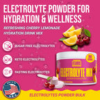 refreshing electrolyte powder for hydration
