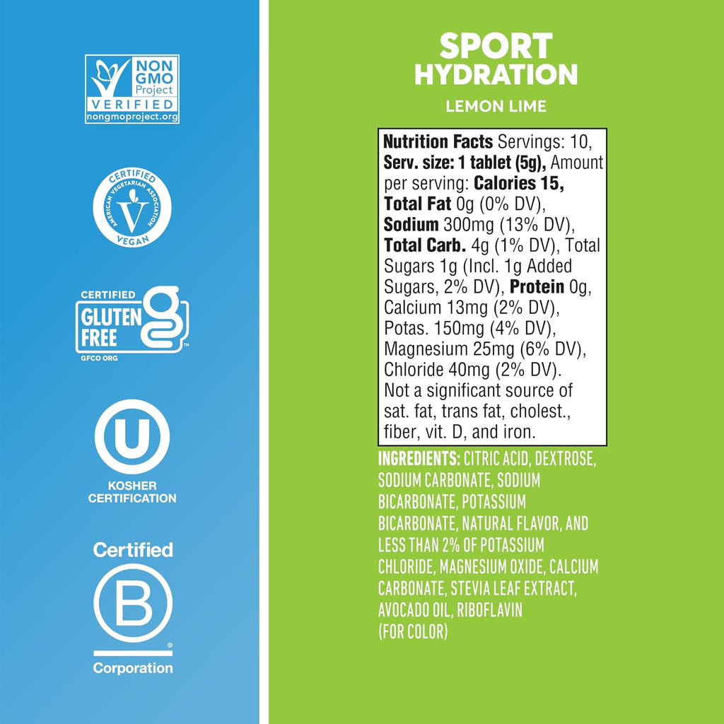 Refreshing electrolyte powder for workouts