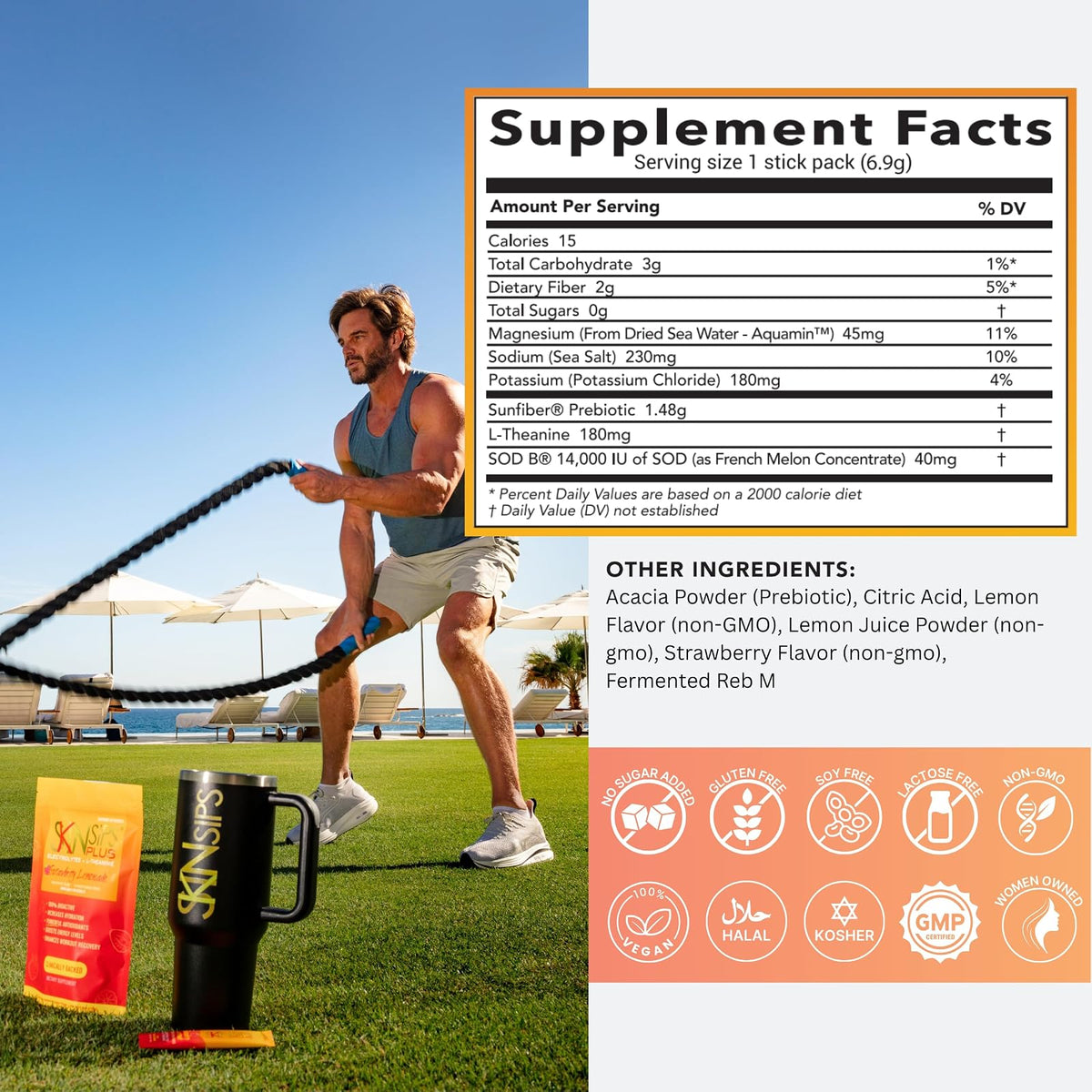 refreshing electrolyte powder for workouts