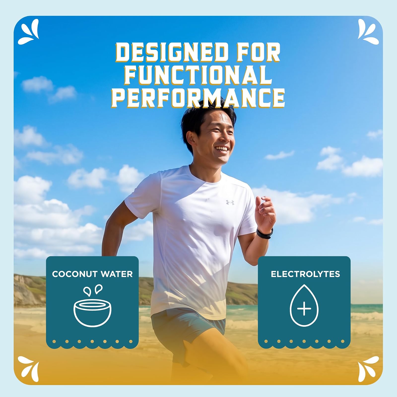 refreshing electrolyte replacement drink
