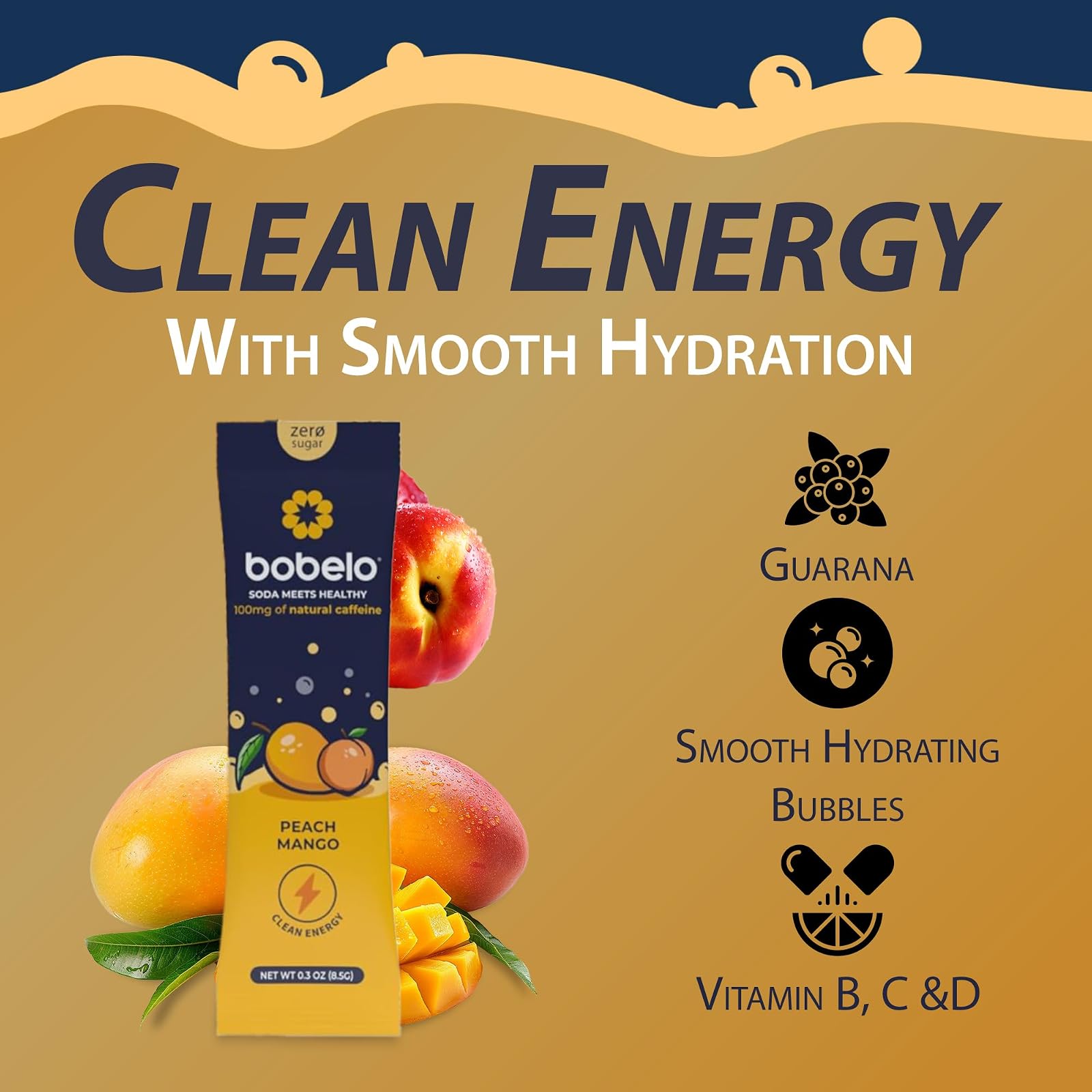 Refreshing energy drink mix for athletes