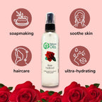 refreshing facial mist with rose