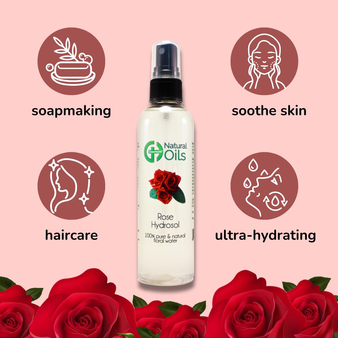 refreshing facial mist with rose