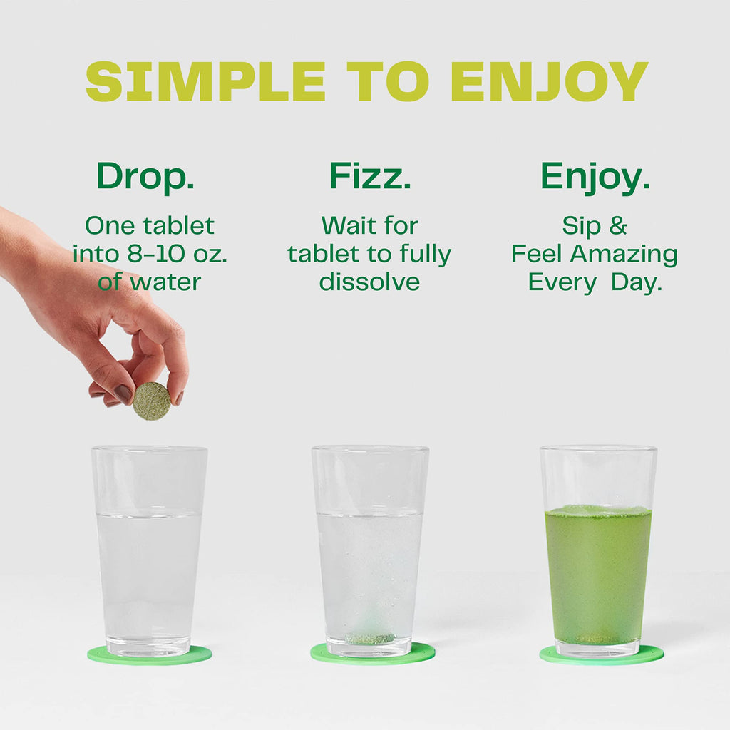 refreshing fizzy green superfood