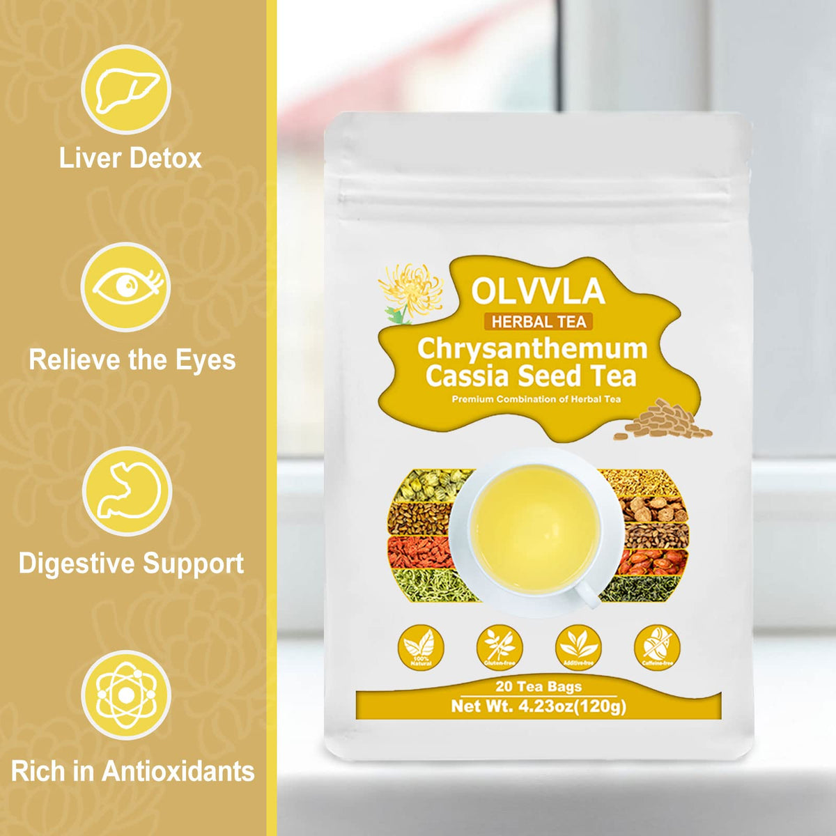 Refreshing floral tea blend experience