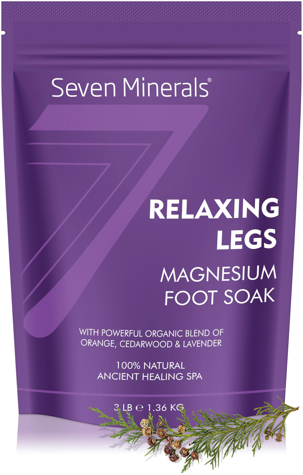 refreshing foot soak with cedarwood aroma