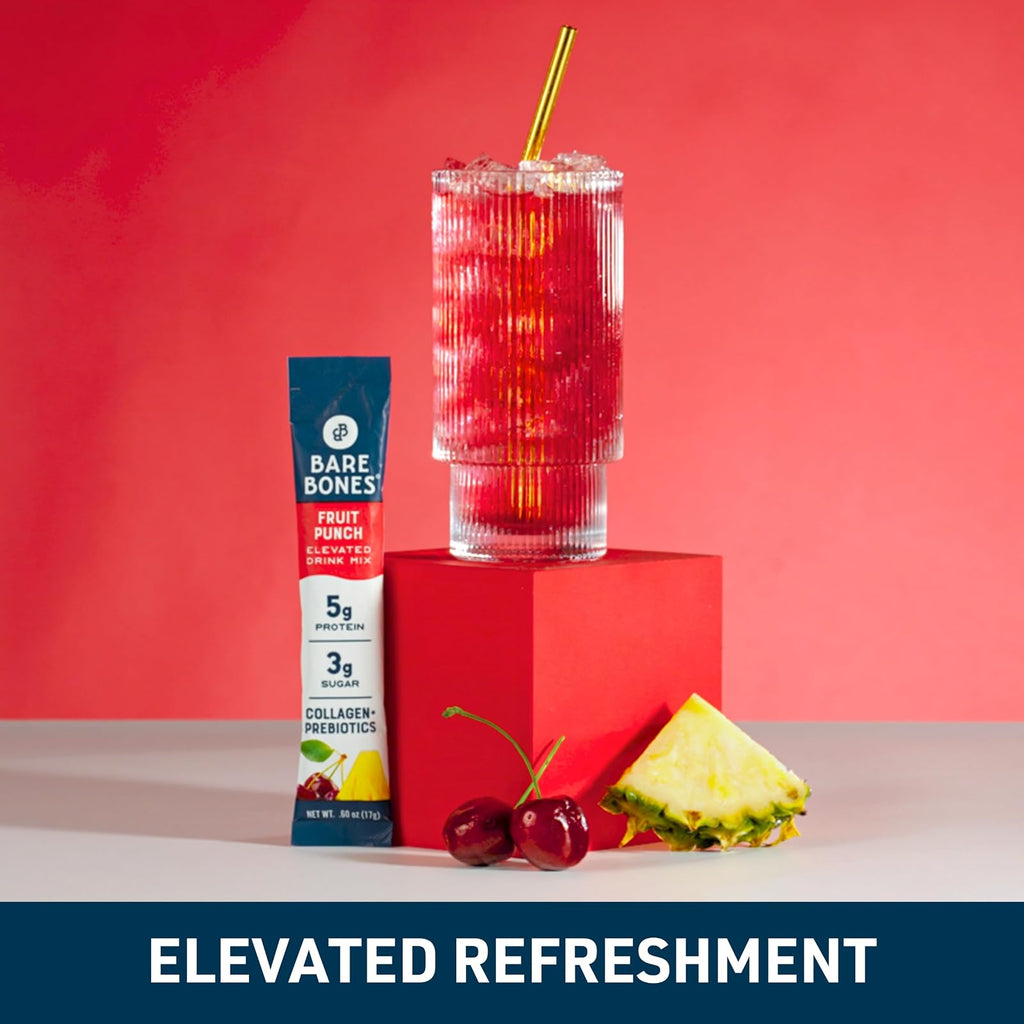 refreshing fruit punch collagen beverage