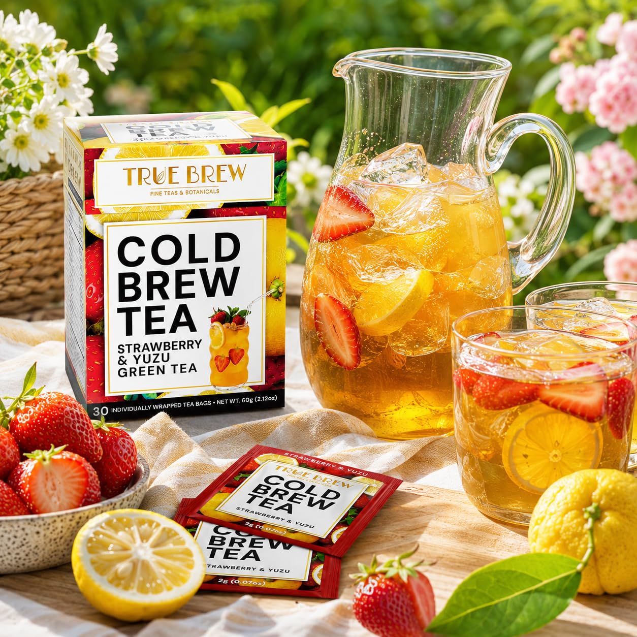 Refreshing fruit tea blend